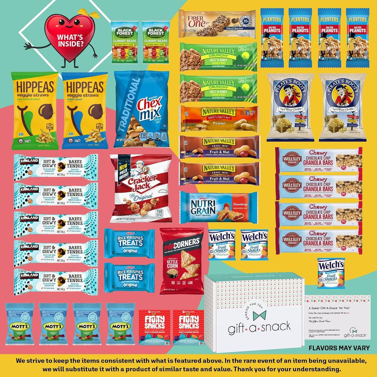 Healthy Gift A Snack (40 Count) Snack Box
